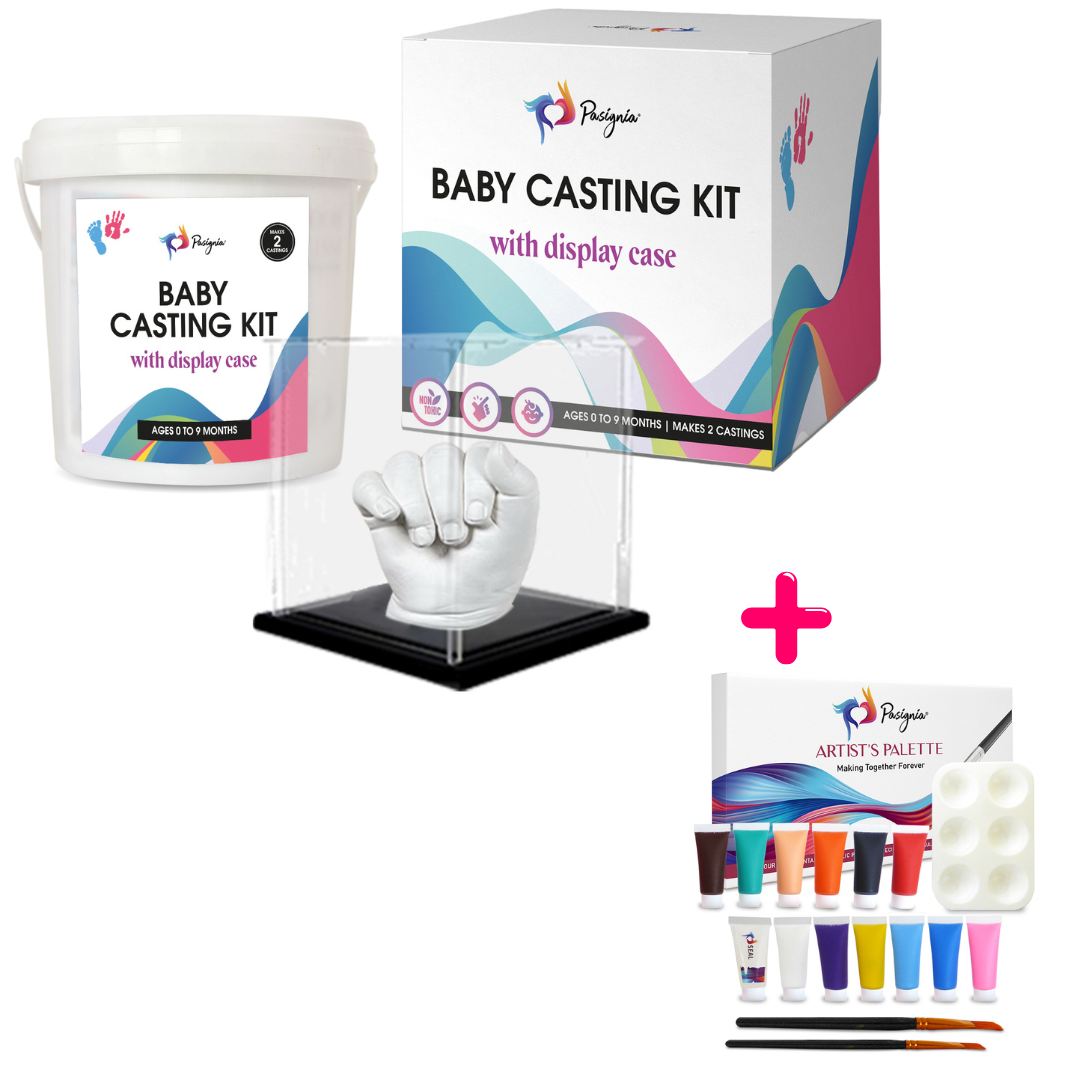 Baby Casting Kit + Display Case + Artists Palette Paint Set – Pasignia