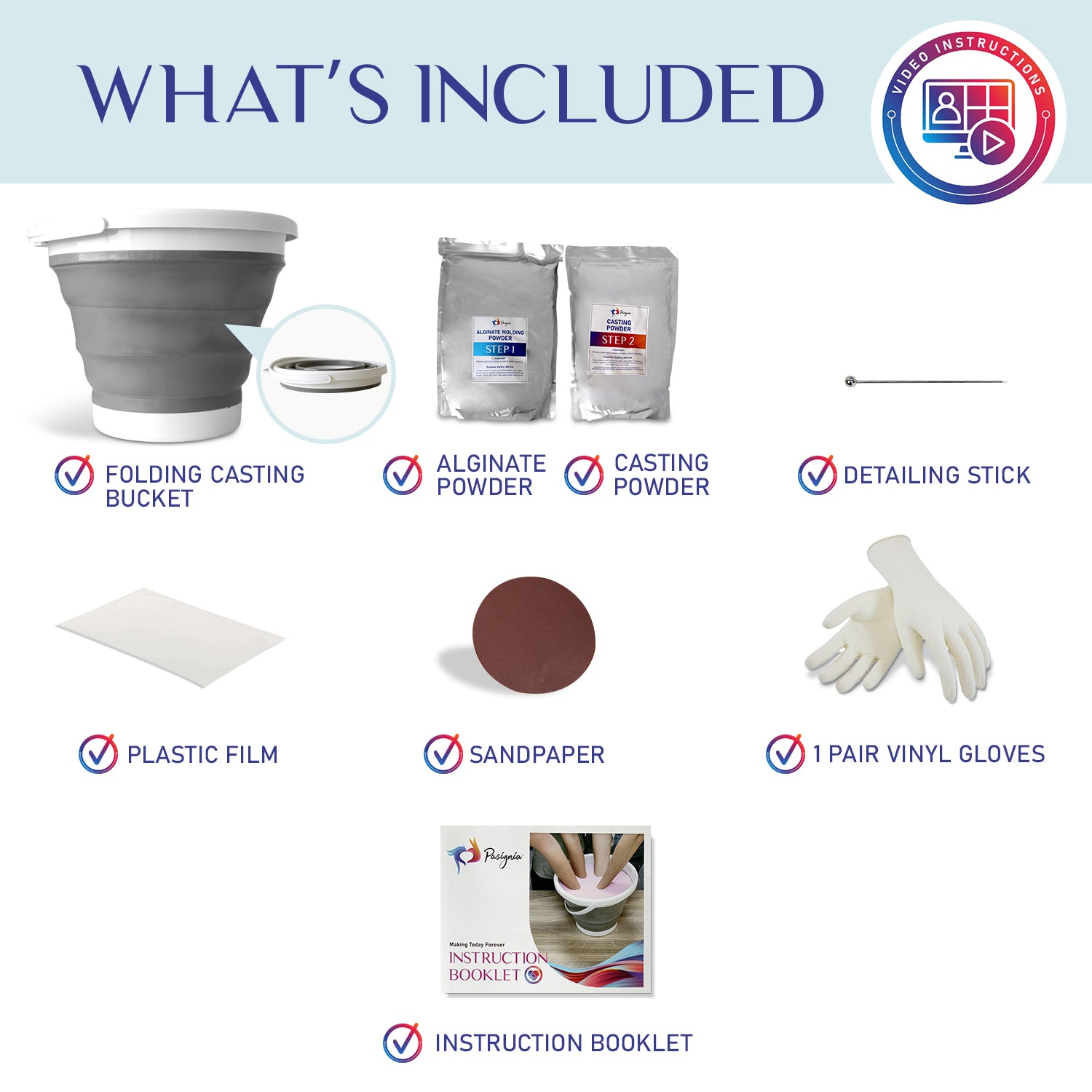 Large Family Hand Casting Kits – Pasignia